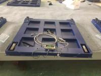 China 5x5 Low Profile Floor Scale 2 Ton Weighing Machine High Precision Load Cells for sale