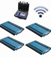 China Automotive Electronic 200T Mobile  Truck Axle Scales With LED LCD Display for sale