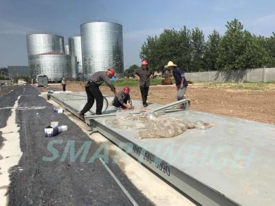 China 150T Digital Heavy Duty Weighbridge , Pitless Truck Scale for sale