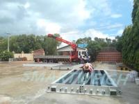China Pitless 80T Customized Length Heavy Duty Weighbridge for sale