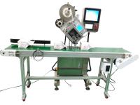 China YIMU PLC HMI Automatic Sticker Printer Label Applicator For Food Online for sale