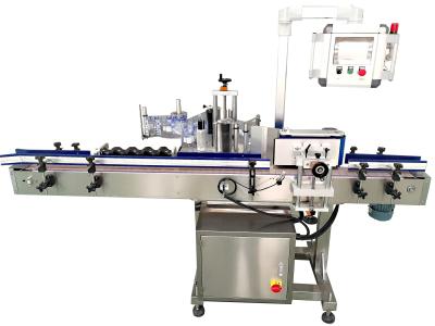 China ODM High Speed Mineral Water Round Bottle Labeling Machine Automated Labelers 1100W for sale