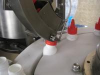 China Automatic Volumetric Piston Filling Machine For Dish Washing Liquid Bottle Capping for sale