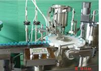 China Tincture Perfume Glass Bottle Vial Filling Capping Machine 316SS for sale