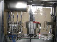 China Automatic Volumetric Piston Filling Machine For Dish Washing Liquid Bottle Capping for sale