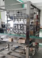 China Programmable Sunflower Olive Oil Sauce Filling Machine 2500ml Servo Piston Pump for sale