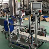 China Soysauce Vinegar Barrel ROPP Semi Automatic Capping Machine 10L-30L for sale