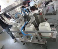 China Full Automatic Pneumatic Screw Capping Machine Monoblock Liquid Filling Machine for sale