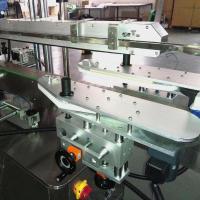 China Auto Conveyor Plastic Flat Bottle Sticker Labeling Machine Maker For Jars 400KG for sale