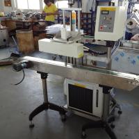 China Pharmaceutical Water Cooled Continuous Induction Sealing Machine For Plastic Bottles for sale