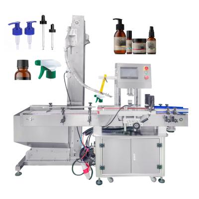 China Increase Productivity With Automated Cap Sealing Machine By Four Wheel Capping for sale