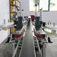 China Bottles Front Back Labeler Wine Vodka Automatic Bottle Neck Labelling Machine for sale