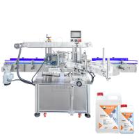 China Laundry Detergent PET Plastic Bucket Automatic Single Side Labelling Machine YM610 for sale
