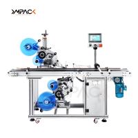 China 2024 Automatic Flat Label Applicator Machine For Top Bottom Labeling On Boxes And Bags for sale