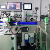 China Automatic Round Bottle Labeling Machine with Vision Camera 60 Bottles/Min for sale
