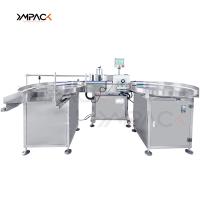 China YIMU YM510 Automatic Round Can Custom Labels Sticker Pasting Plastic Glass Metal Bottle Labeling Machine for sale