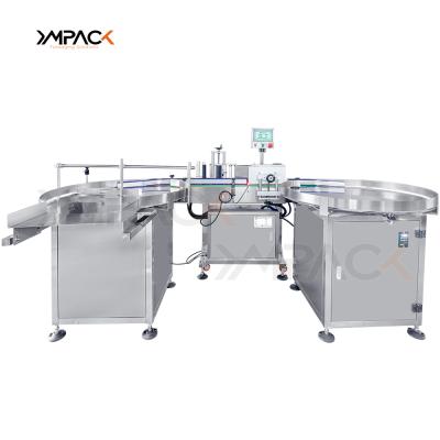 China YIMU YM510 Automatic Round Can Custom Labels Sticker Pasting Plastic Glass Metal Bottle Labeling Machine for sale