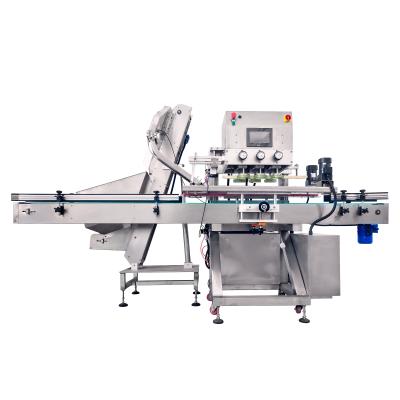 China YIMU CM300 Automatic In-Line Lug Cap Screw Press Capping Machine: Small Business-Focused Full-Automatic Sealing Solution for sale