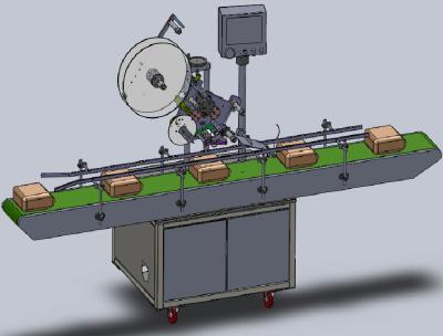 China YIMU YM210 Full-Automatic Flat Surface Labeling Machine: Stand-Up Pouch & Bag Label Applicator for sale