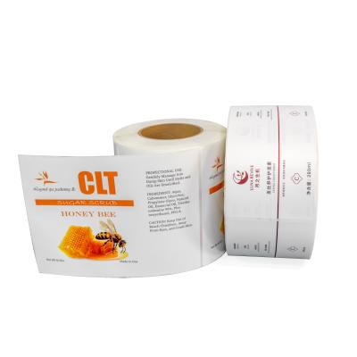 China YIMU YML-C01 Waterproof Self-Adhesive Roll Labels for Bottle Applications for sale