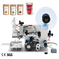 China High Quality Semi Automatic Flat Surface Labeling machine For Flat Bottle Tea Bags Labeling Applicator for sale