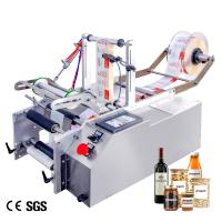China Desktop Semi Automatic Label Applicator Water Liquid Solid Bottle Labeling Machine Can Be Paired With Date And Batch Coder for sale