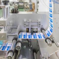 China Manual Label Machine Semi-Automatic Desktop Flat Labeling Machine for Cardboard Box Flat Bottle Labeler Machine Applicator for sale