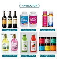 China Round Bottle Labeling Machine Semi Automatic Desktop Label printing Machine Compatible with date code printer for sale