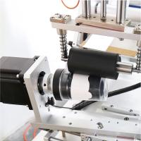 China High Speed Desktop Semi-Automatic Tapered Label Sticker Machine Compatible With Date And Batch Coder Machine for sale