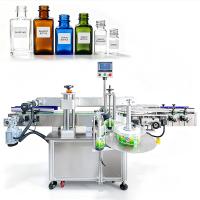 China High Accuracy Automatic Flat Labeling Machine Glass and Plastic Bottle Labeling Machine With OEM ODM Services for sale