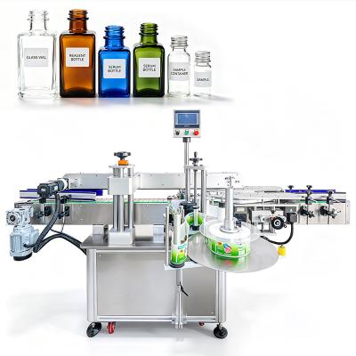 China High Accuracy Automatic Flat Labeling Machine Glass and Plastic Bottle Labeling Machine With OEM ODM Services for sale