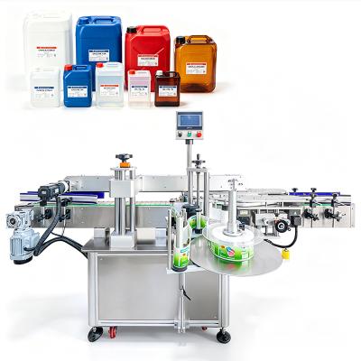 China Automatic Box Labeling Machine Gasoline and Alcohol Labeling Machine for Bottles Label Applicator for sale