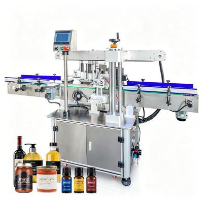 China High Quality Round Bottle Labeler Automatic Can Labeling Machines Food and Cosmetics Label Sticker Machine for Bottles for sale