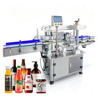 China Full Automatic Round Bottle Labeling Machine Buckets and Bottles Label Applicator Machine for sale
