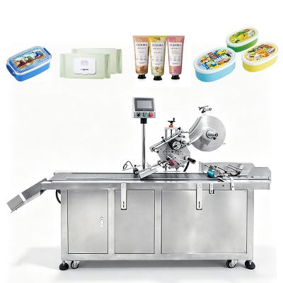 China Multifunction Flat Surface Labeling Machine Automatic Box Labeling Machine for Food and Daily Necessities Flat Label Applicator for sale