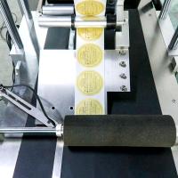 China Automatic Flat Surface Label Applicator Bag Labeling Machine Plastic and Paper Label Sticker Applicator for sale