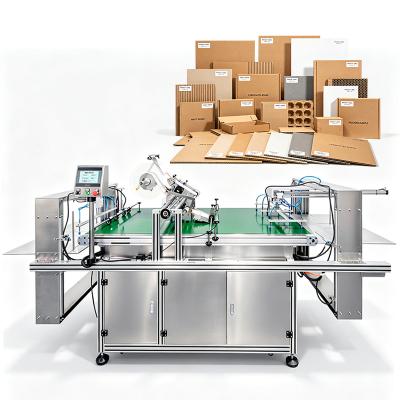 China High Speed 85Pcs/min Automatic Flat Labeling Machine Boxes Bags and Flat Bottle Labeling Machine for sale