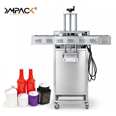 China LM2000 Bottle Cap Sealing Machine Full Automatic Aluminum Foil Induction Sealing Machine for sale