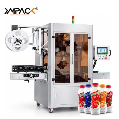 China PM150 Automatic Sleeve Labeling Machine PVC PET OPS Shrink Sleeve Labeling Machine for Glass and Plastic Bottle for sale