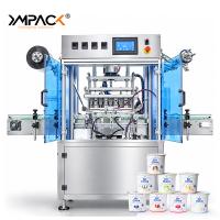 China YM-HS10 Heat Sealing Machine Plastic Cup Sealing Lid Machine Yogurt Cheese Ice Cream Sealing Cups Machine for sale