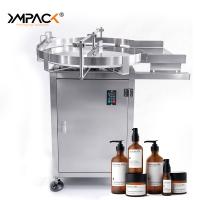 China Easy Operate 200Pcs/min Automatic Bottle Rotary Turntable Glass Bottle Turntable Essential Oils Body Wash Bottle Sorting Machine for sale