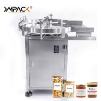 China High Quality Motorized Turntable Honey Peanut Butter Bottle Feeding Machine Glass Plastic Bottle Turntable for Packaging Machine for sale