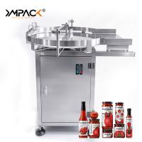 China High Efficiency Full Automatic Packaging Line Turntable Large Motorized Turntable Ketchup Jam Honey Bottle Sorting Machine for sale