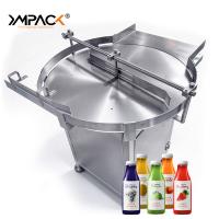 China Factory Direct Round Bottle Collection Turntable 60cm 80cm 100cm 120cm 150cm Bottle Turntable Juice Wine Bottle Sorting Machine for sale
