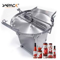 China Full Automatic Industrial Turntable Square and Round Bottle Collection Turntable Honey Ketchup and Juice Electric Turntable for sale