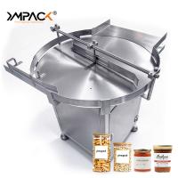 China Multifunctional Stainless Steel Metal Turntable Industrial Rotary Turntable Square and Round Bottle Turntable for Snacks Sauces for sale