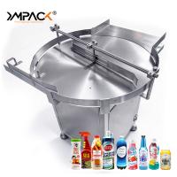 China Automatic Round Rotary Turntable Round Bottle Sorting Machine Water Juice and Oil Bottles Bottle Turntable for sale