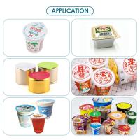China Full Automatic YM-HS10 PP PE PET Aluminum Foil Sealing Machine Buckets Cans and Cups Sealing Machine for Nuts Oats Potato Chips for sale