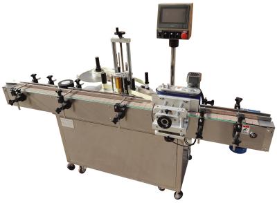 China Pneumatic Round Bottle Automatic Labeling Machine Glass for Cosmetic Jar Can 300KG for sale