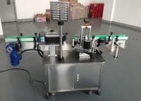 China SS304 Self Adhesive Sauce Bucket Round Bottle Labeling Machine PLC & HMI for sale